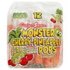 Budget Saver Monster Pops Slushed Cherry-Pineapple (12 ct) - Instacart
