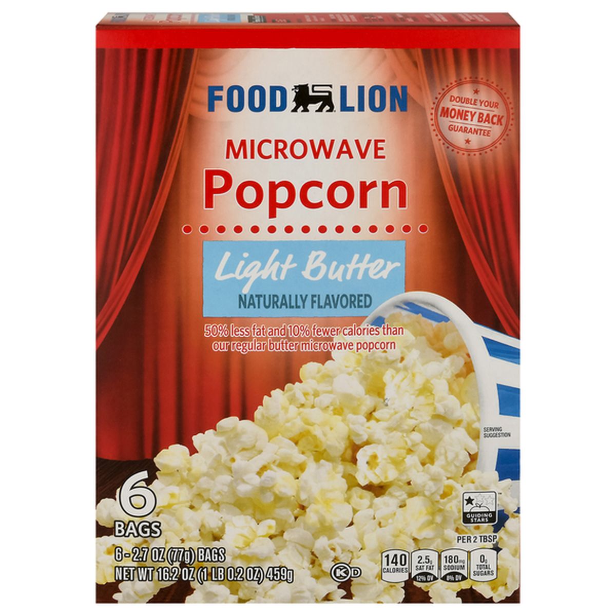 Food Lion Microwave Light Butter Popcorn | Fig App