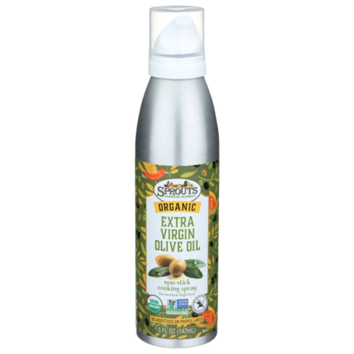Sprouts Farmers Market Organic Extra Virgin Olive Oil Non-Stick Cooking ...