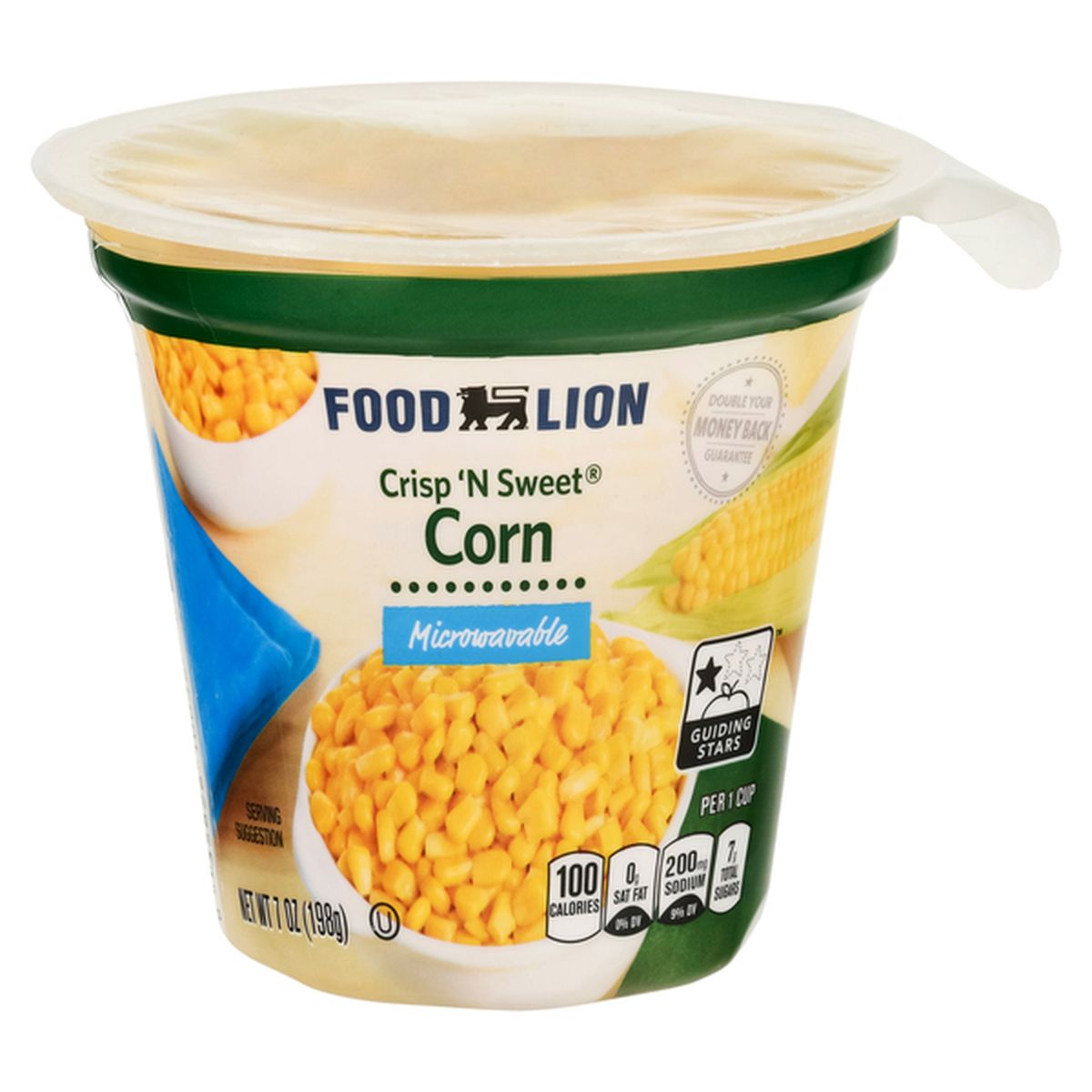 Food Lion Corn, Crisp 'N Sweet, Microwaveable | Fig App