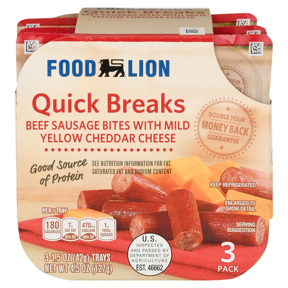 Food Lion Beef Sausage Bites | Fig App