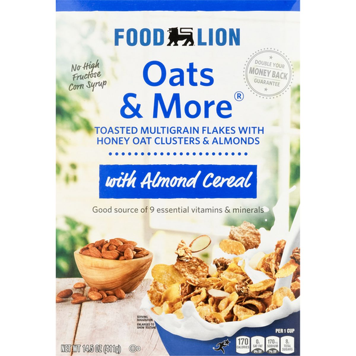 Food Lion Oats & More With Almonds Cereal | Fig App