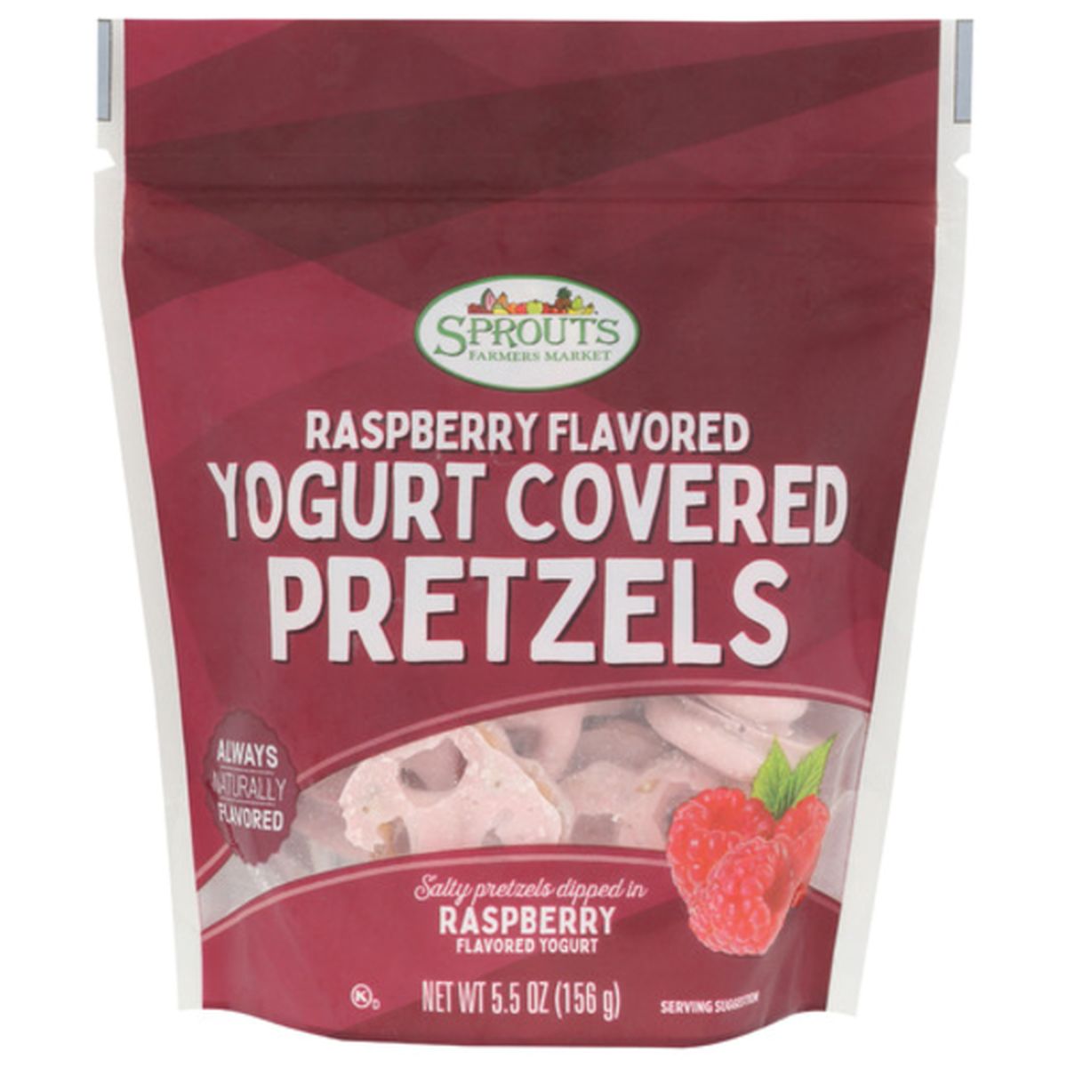 Sprouts Raspberry Flavored Yogurt Covered Pretzels | Fig App