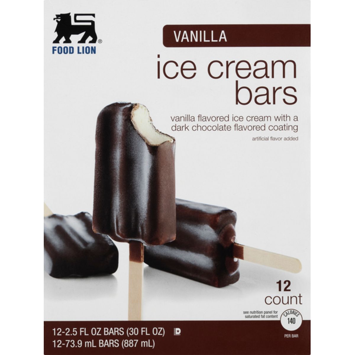 Food Lion Ice Cream Bars Vanilla | Fig App