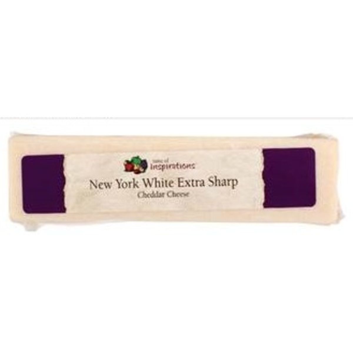 Taste Of Inspirations Cheddar Cheese, White, Extra Sharp, New York ...
