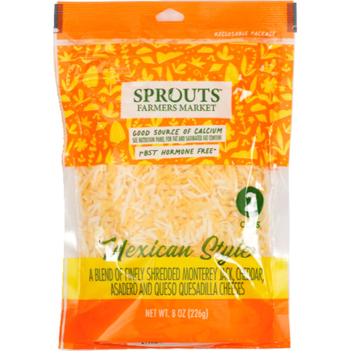 Sprouts Shredded Mexican Style Cheese | Fig App