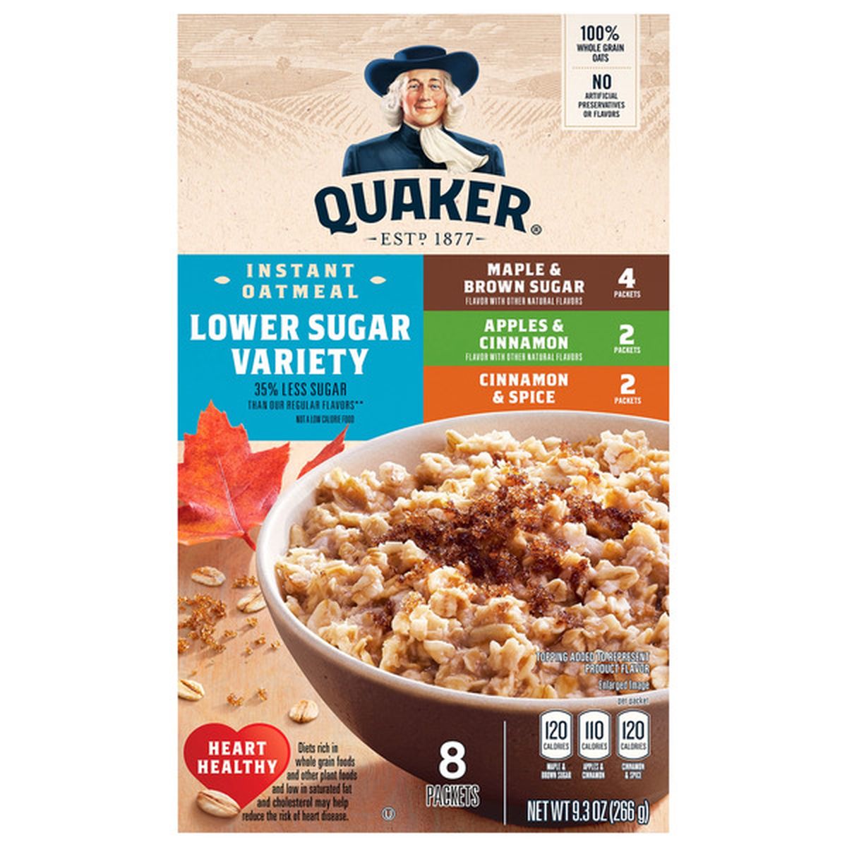 Quaker Instant Oatmeal Variety Instant Oats Hot Cereal | Fig App