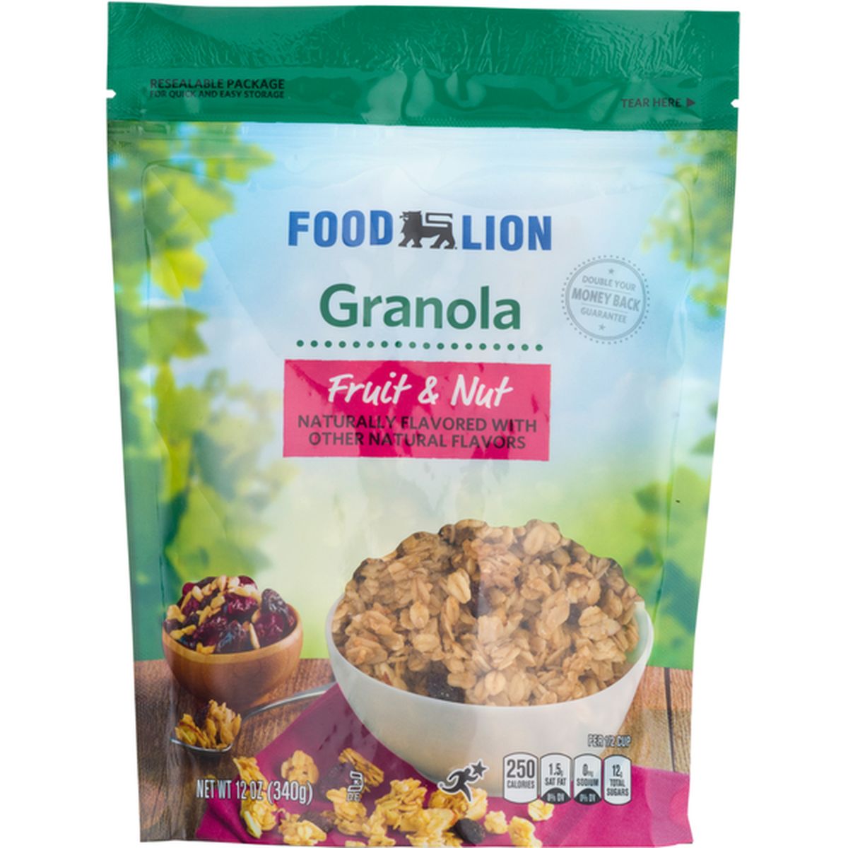 Food Lion Fruit & Nut Granola Cereal | Fig App