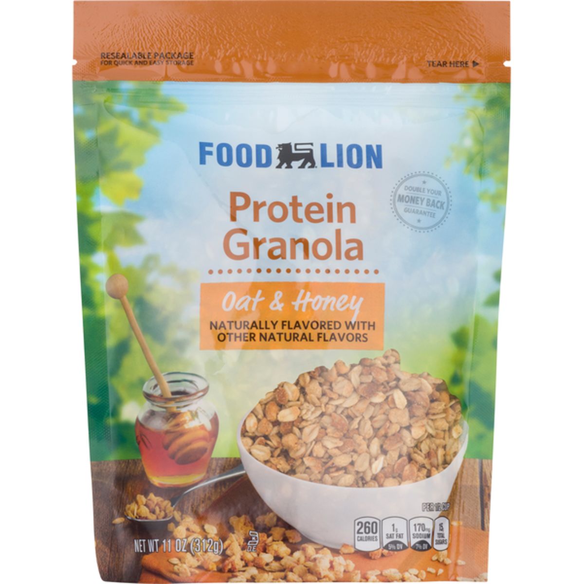 Food Lion Protein Oat & Honey Granola Old Fashioned Rolled Oats | Fig App