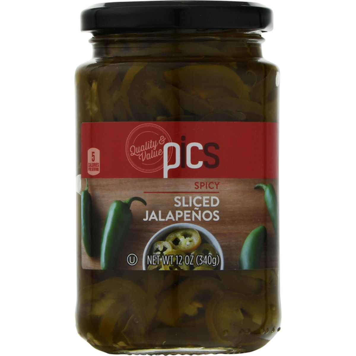 Pics Sliced Jalapenos, Spicy | Fig App