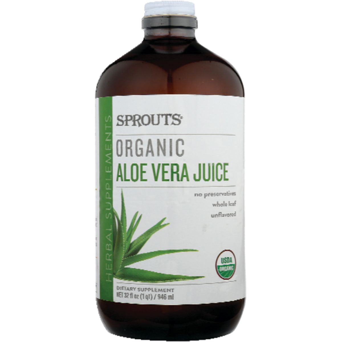 Sprouts Organic Unflavored Aloe Vera Juice | Fig App