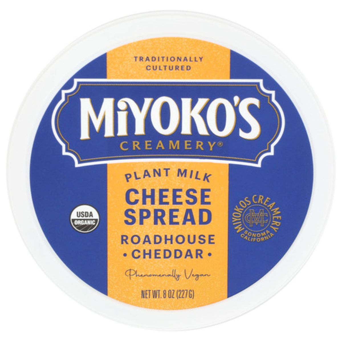 Miyoko's Creamery Organic Straight Up Sharp Roadhouse Chedda Vegan ...