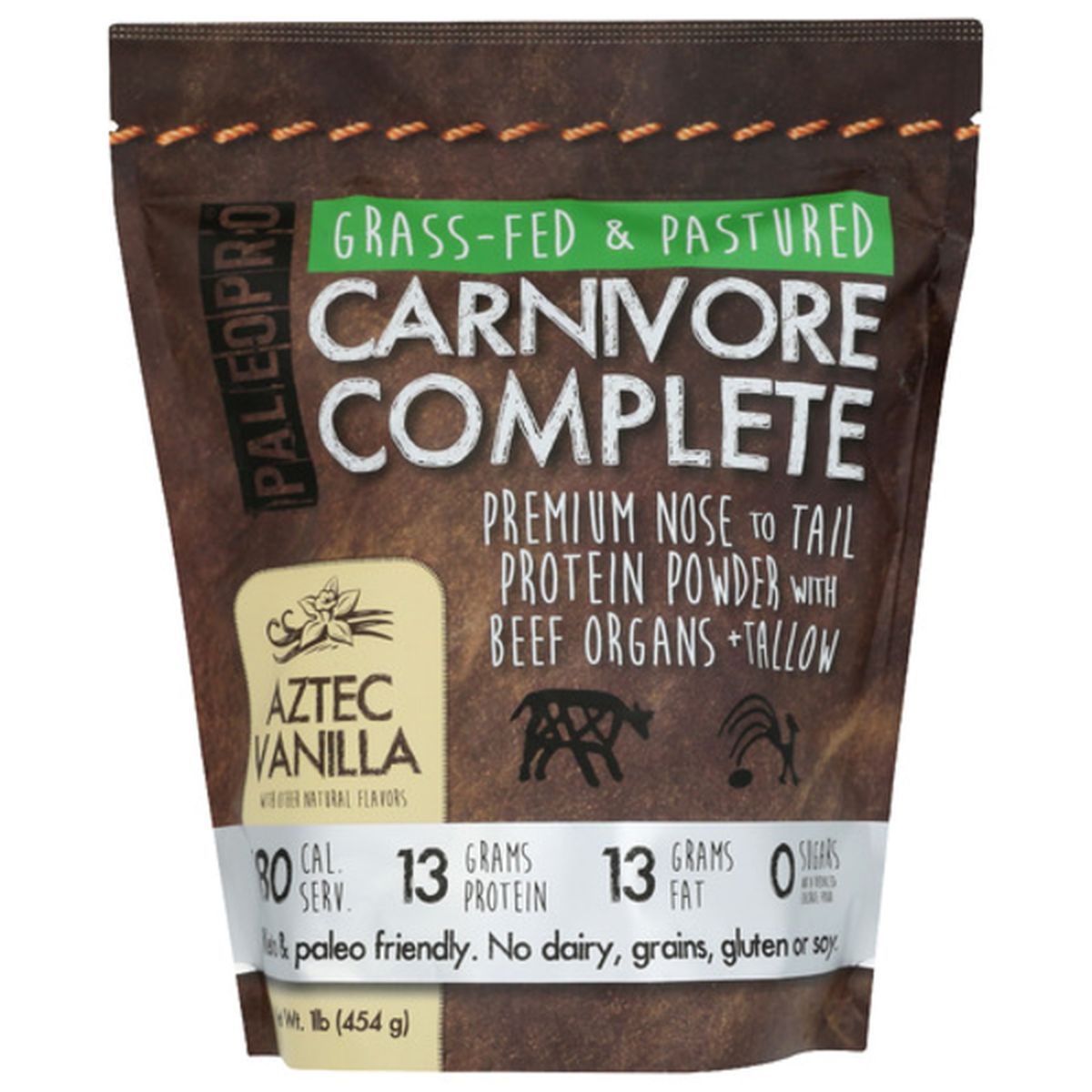 Paleo Pro Aztec Vanilla Carnivore Complete Protein Powder | Fig App