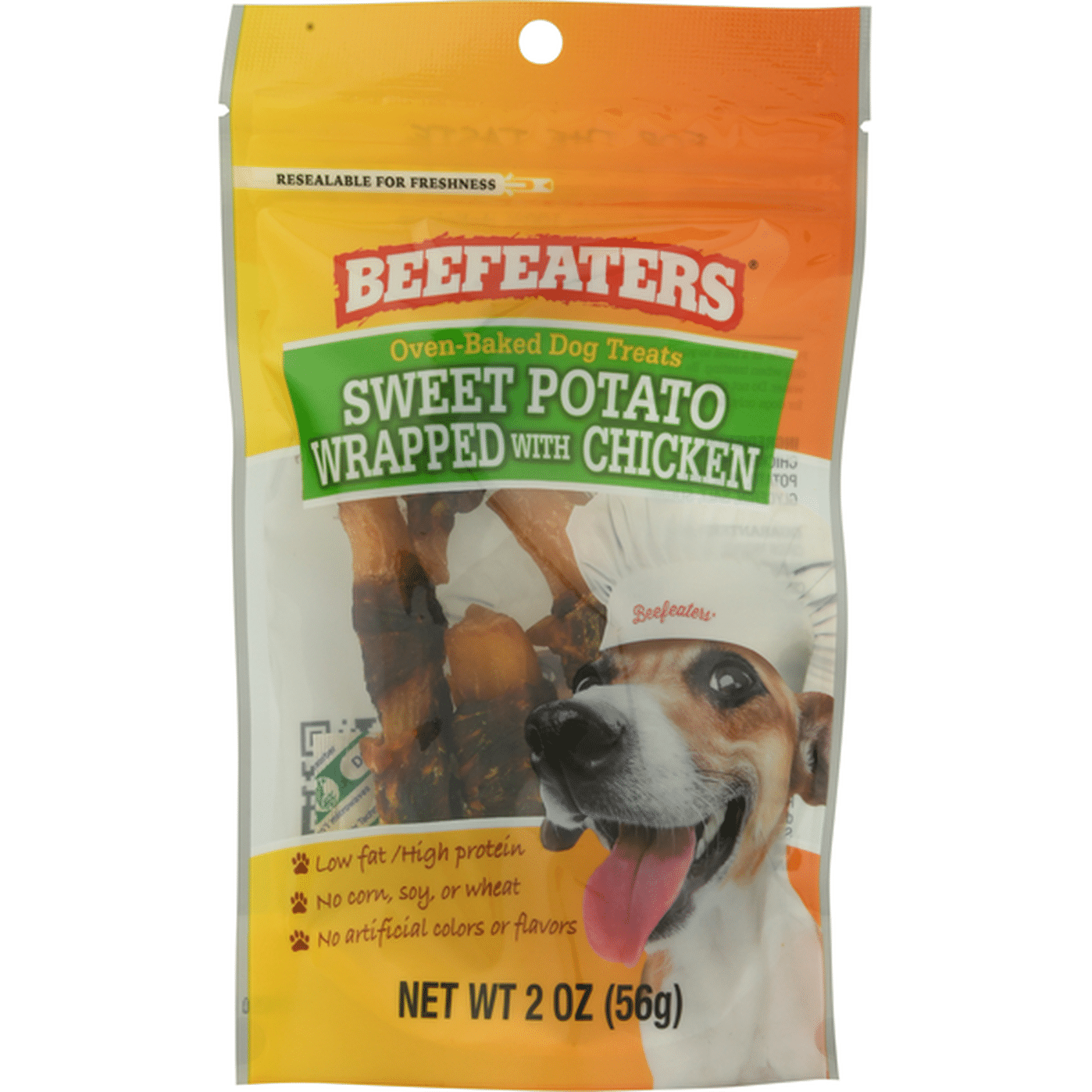 Beefeaters Dog Treats, Sweet Potato Wrapped with Chicken (2 oz ...