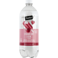 Signature Select Sparkling Water Beverage, Strawberry Creme Flavored (33.8 oz) Delivery or ...