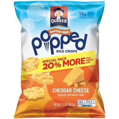 Quaker Cheddar Cheese Rice Crisps (7.2 oz) - Instacart