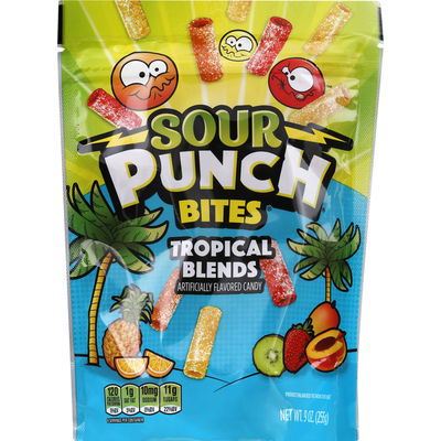 Sour Punch Bites, Tropical Blends (9 oz) - Instacart