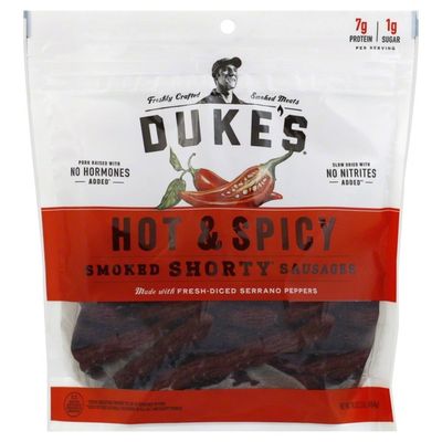 Duke's Hot And Spicy Smoked Shorty Sausages (16 oz) - Instacart