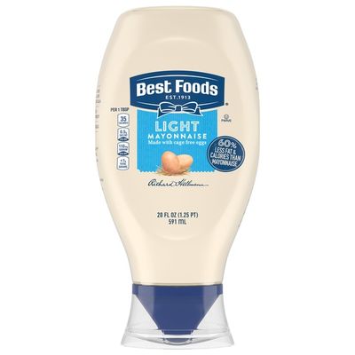 Best Foods Mayonnaise Squeeze Light Mayo (20 oz) - Instacart