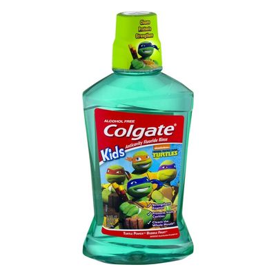 Colgate Kids Anticavity Fluoride Rinse Nickelodeon Teenage Mutant Ninja ...
