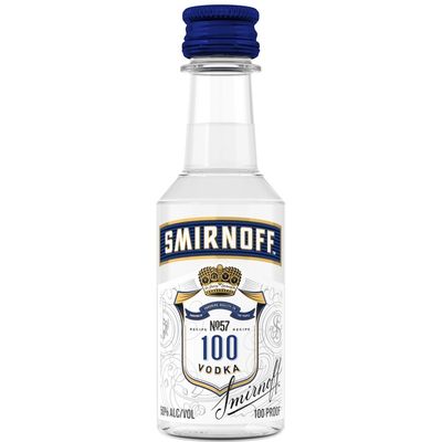 Smirnoff 100 Proof Vodka (50 ml) - Instacart