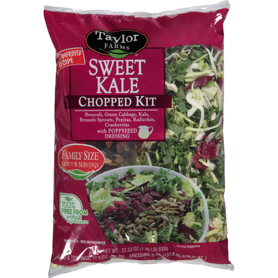 Taylor Farms Sweet Kale Family Size Chopped Salad Kit (22.33 oz ...