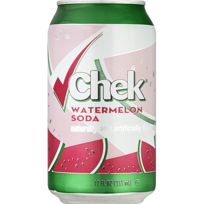 Chek Soda, Watermelon (12 oz) - Instacart