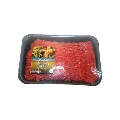96% Lean 4% Fat Ground Beef Tray Pack (per lb) - Instacart