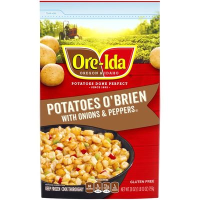 Ore-Ida Potatoes O'Brien with Onions & Peppers Frozen Potatoes (28 oz ...
