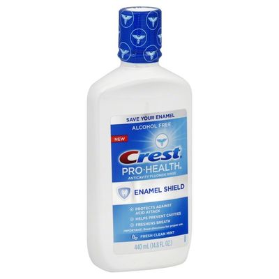 Crest Fluoride Rinse, Anti-Cavity, Fresh Clean Mint (14.8 oz) - Instacart