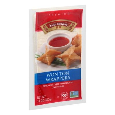 Twin Dragon Won Ton Wrappers, Premium (14 oz) - Instacart