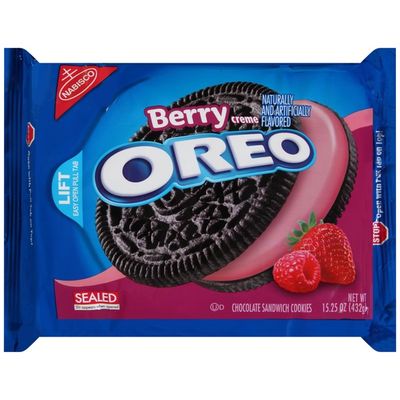 Oreo Cookies, Sandwich, Chocolate, Berry Burst Ice Cream (15.25 oz ...