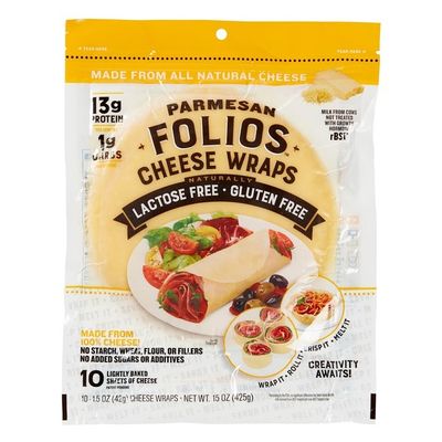 Folios Parmesan Cheese Wraps, 15 oz (15 oz) - Instacart