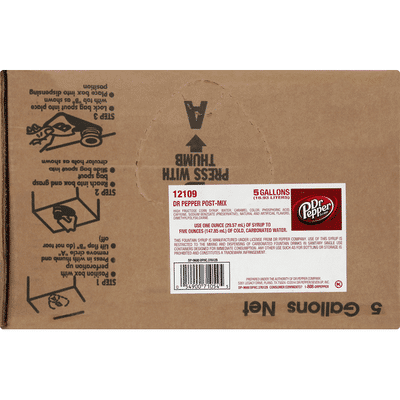 Dr Pepper Bag in Box Syrup (5 gal) - Instacart