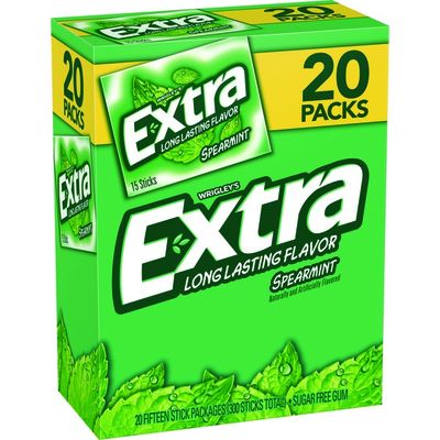 Extra Spearmint Sugar Free Chewing Gum Bulk Pack (15 ct) - Instacart
