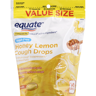 Equate Cough Drops, Honey Lemon, Value Size (140 each) - Instacart