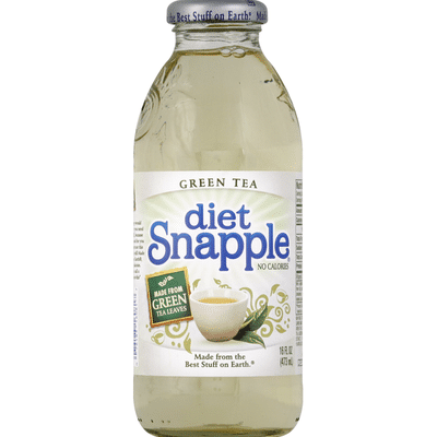 Snapple Juice Drink Diet Green Tea (16 fl oz) - Instacart