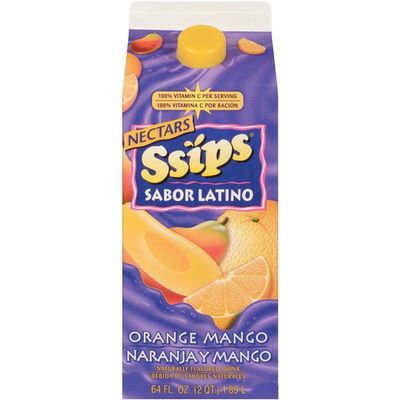 Ssips Orange Mango Nectar Chilled Beverage (64 oz) - Instacart