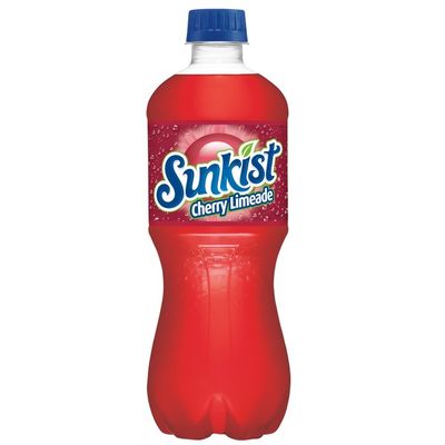 Sunkist Cherry Limeade Soda (20 fl oz) - Instacart