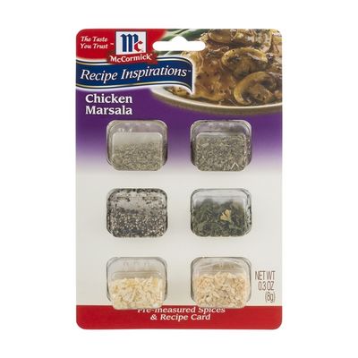 McCormick® Recipe Inspirations Chicken Marsala (0.3 oz) - Instacart