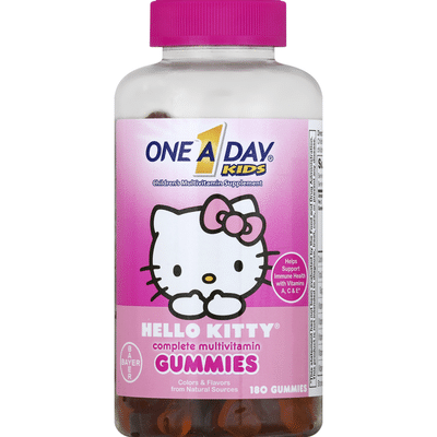One A Day Complete Multivitamin, Hello Kitty, Gummies (180 each ...