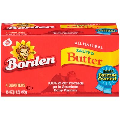 Borden Salted Quarters Butter (16 oz) - Instacart