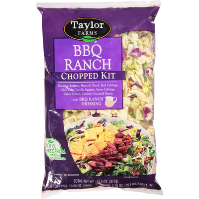 Taylor Farms BBQ Ranch Chopped Salad Kit (13.3 oz) - Instacart