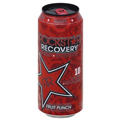 Rockstar Energy Drink, Non-Carbonated, Fruit Punch (16 oz) - Instacart