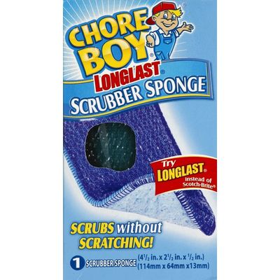 Chore Boy Scrubber Sponge, Longlast (1 each) - Instacart