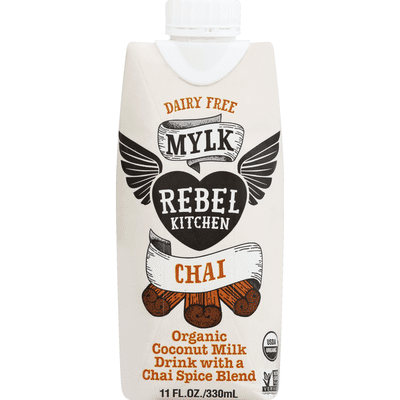 Rebel Kitchen Milk Drink, Organic, Coconut, Chai (11 oz) - Instacart