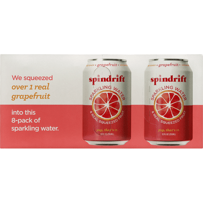Spindrift Sparkling Water Grapefruit (8 each) - Instacart