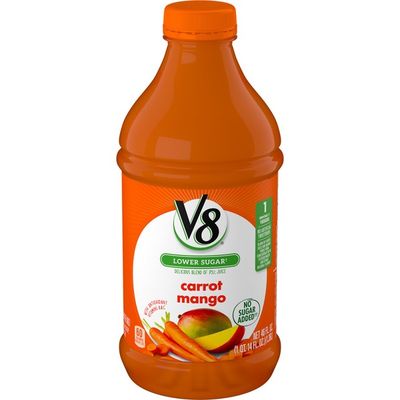 V8® Fruit & Vegetable Blends Juice Blend, Carrot Mango (46 fl oz ...