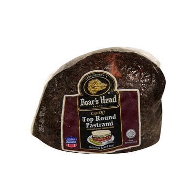 Boar's Head Cap-Off Top Round Beef Pastrami (per lb) - Instacart