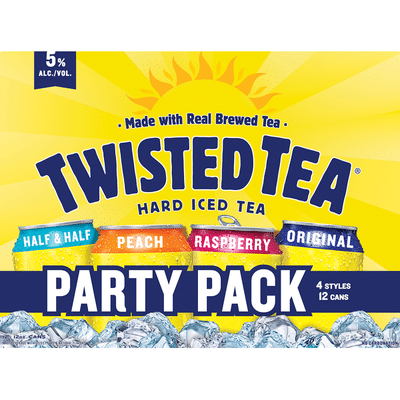 Twisted Tea Variety Party Pack, Hard Iced Tea (12 fl oz) - Instacart